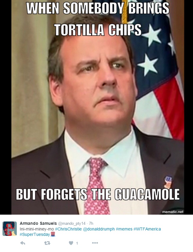 Christie's shell-shocked look stirs mockery, befuddlement