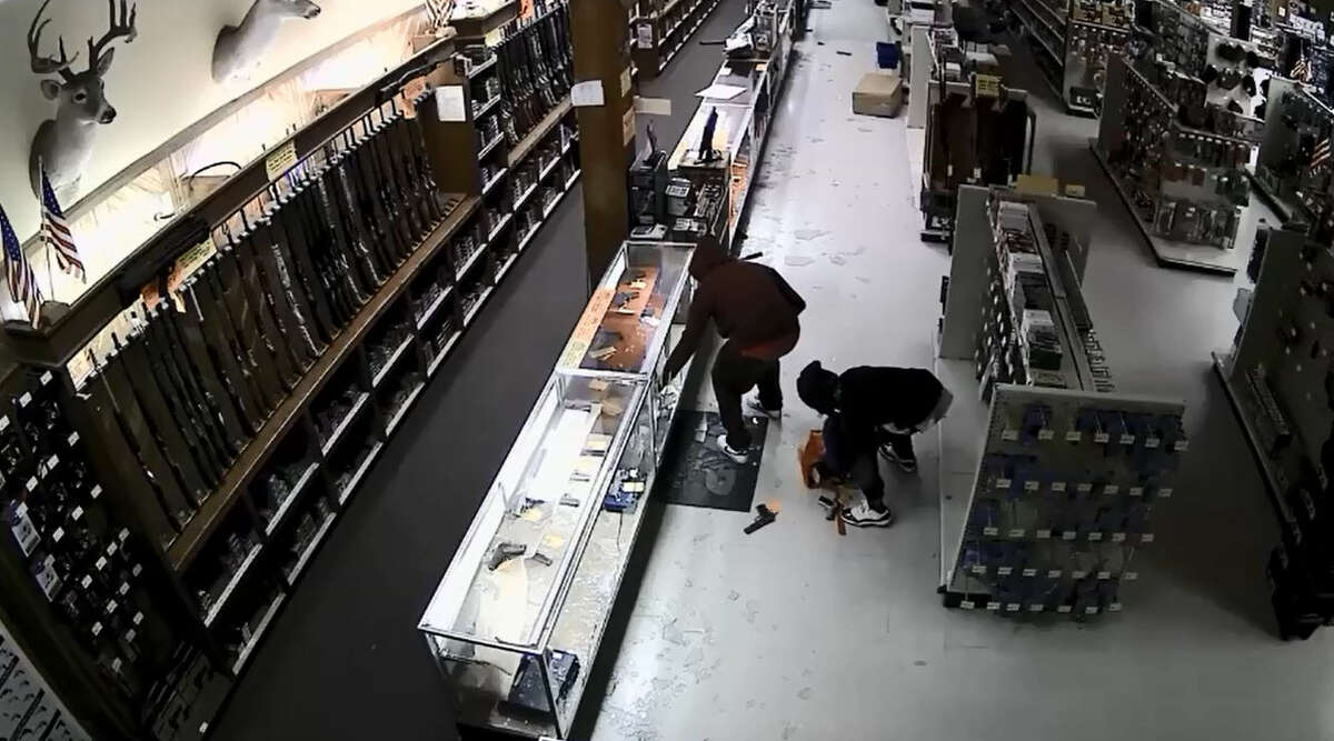 Massive Houston Gun Store Robbery Caught On Surveillance Cameras