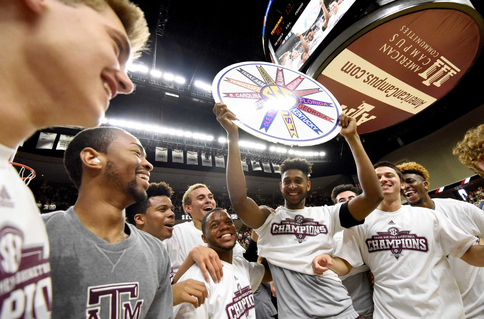 Aggies' win secures SEC regular-season championship