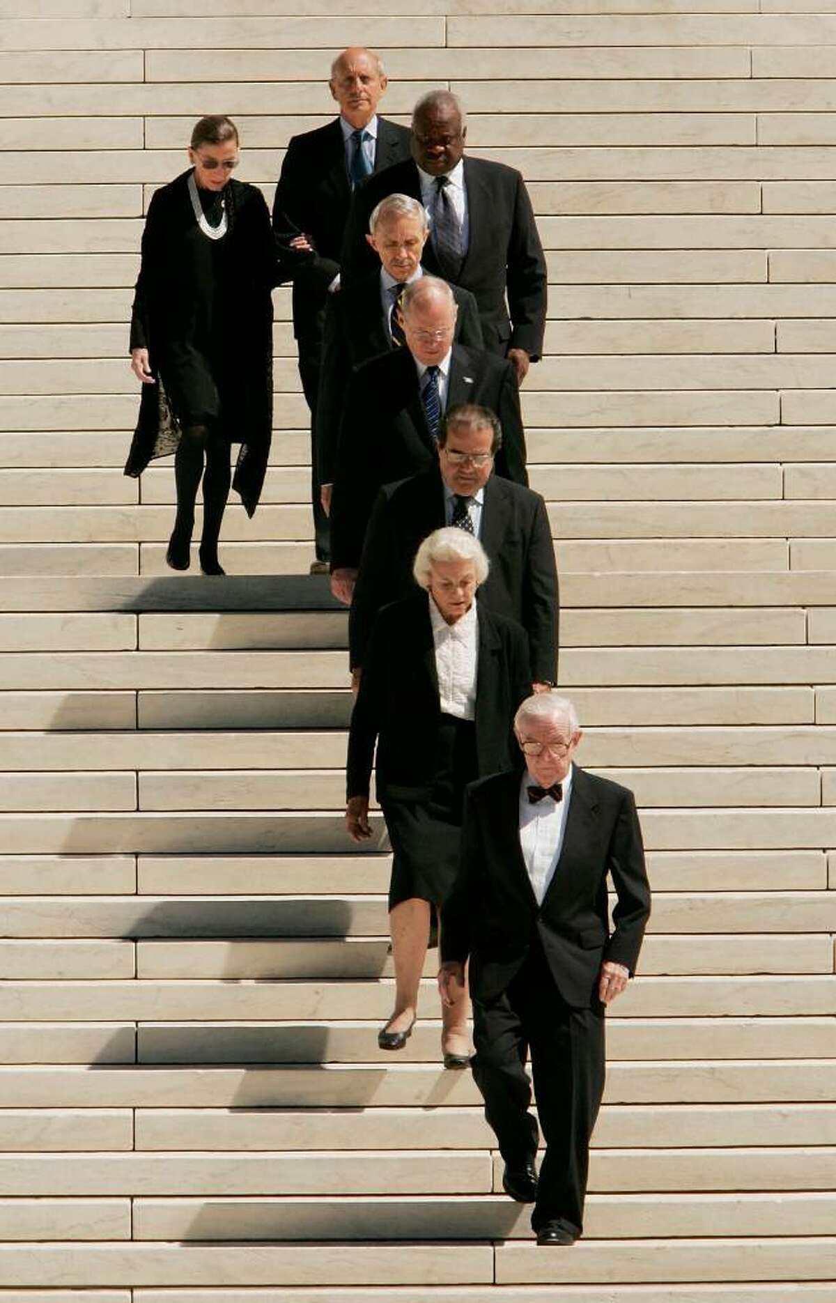 Justice Stevens through the years