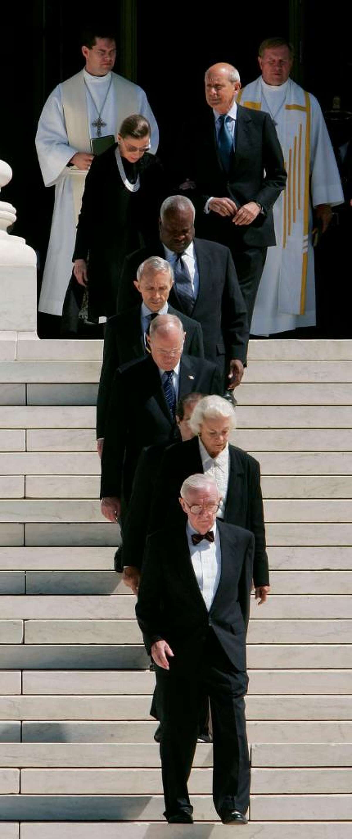 Justice Stevens through the years