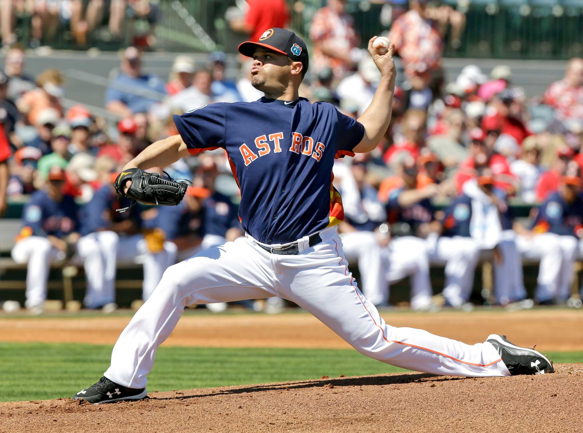 Astros' Wandy Rodriguez limits Braves to one run in three innings