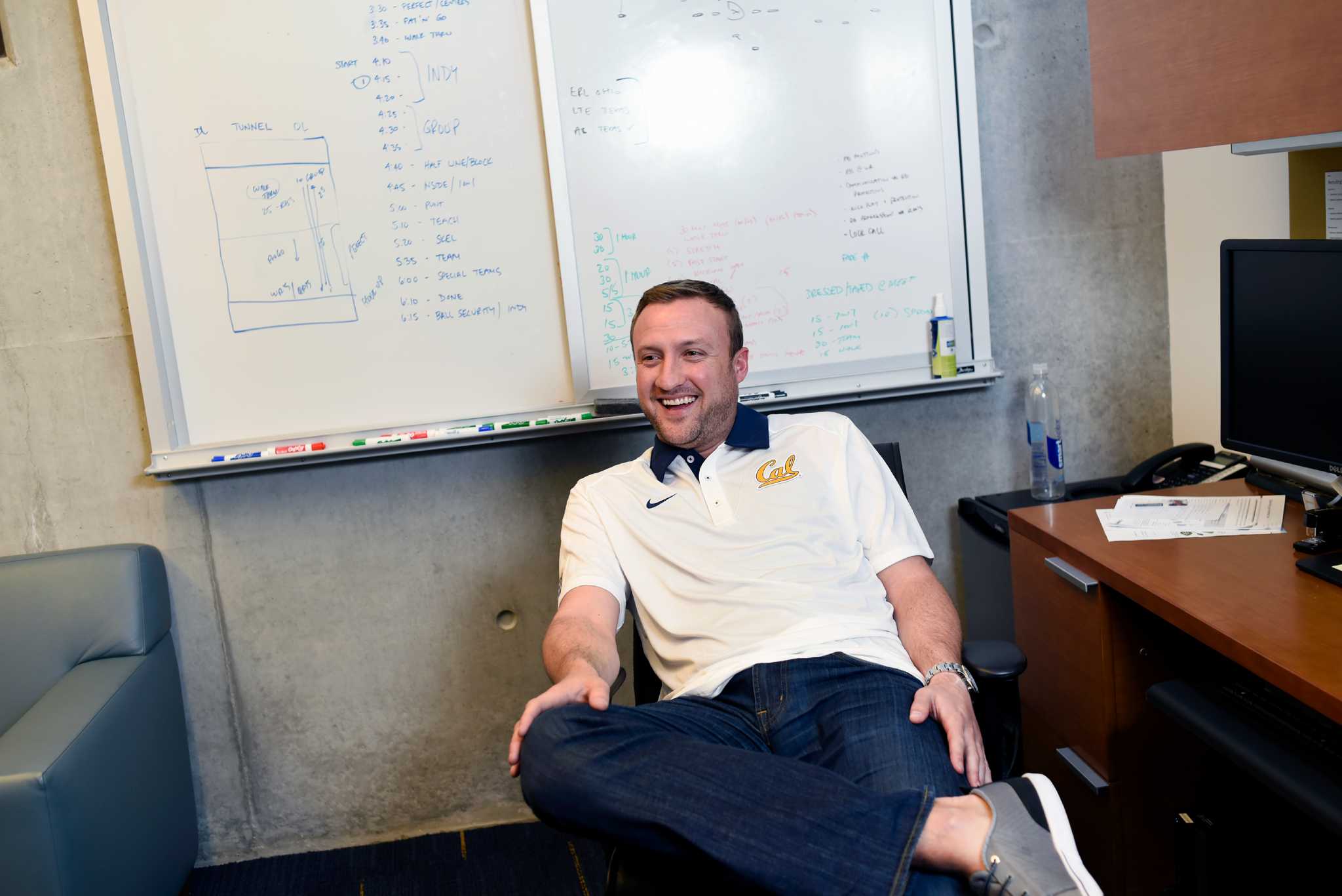 Cal OC Jake Spavital readies for first spring practice