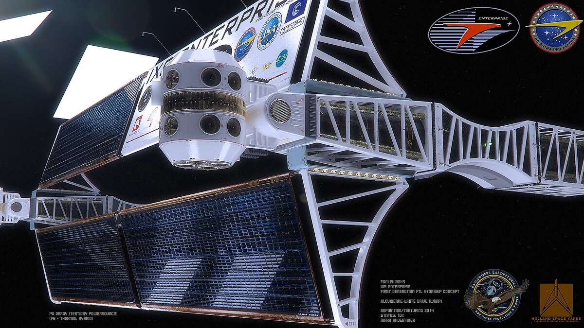 NASA designs Enterprise-inspired warp-speed ship