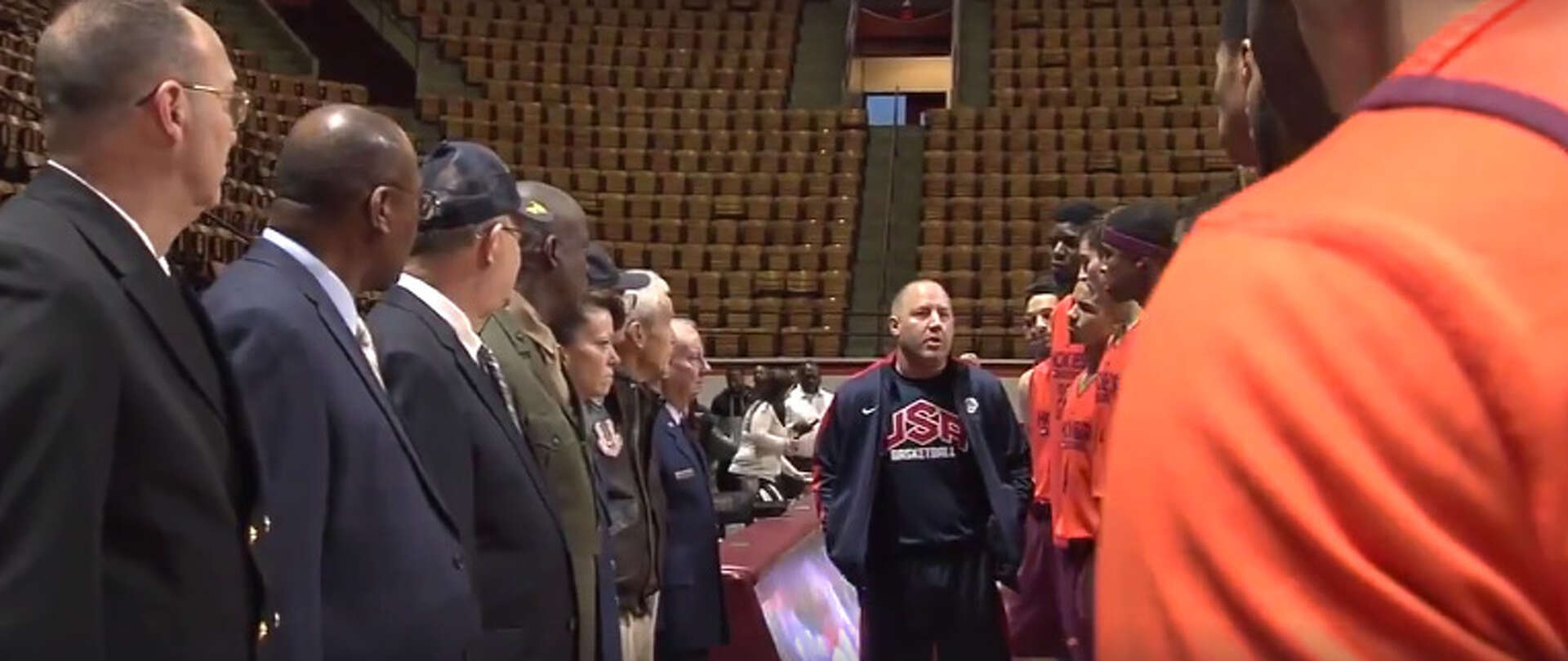 Virginia Tech coach teaches his team respect for National Anthem