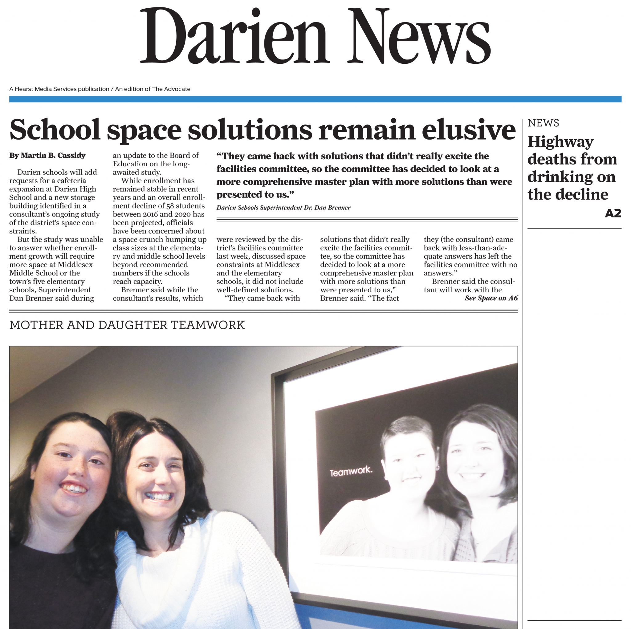 Don’t miss a week of the Darien News