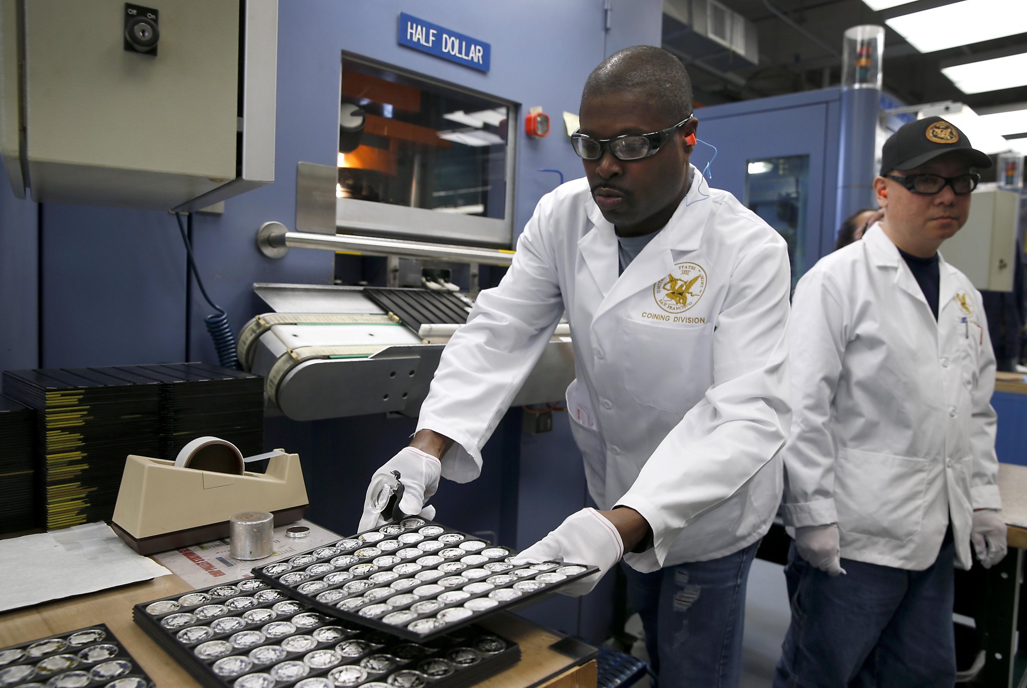 At the U.S. Mint, even a 94-year-old woman is not to be trusted