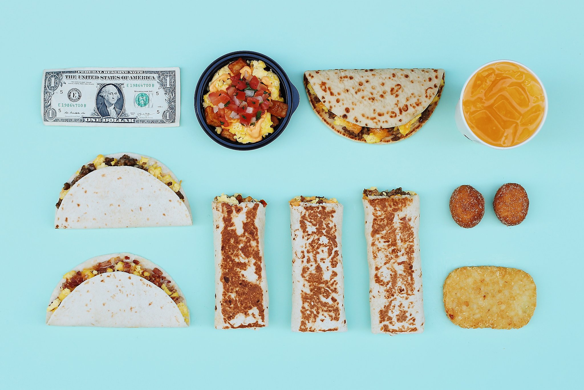 taco bell background inside