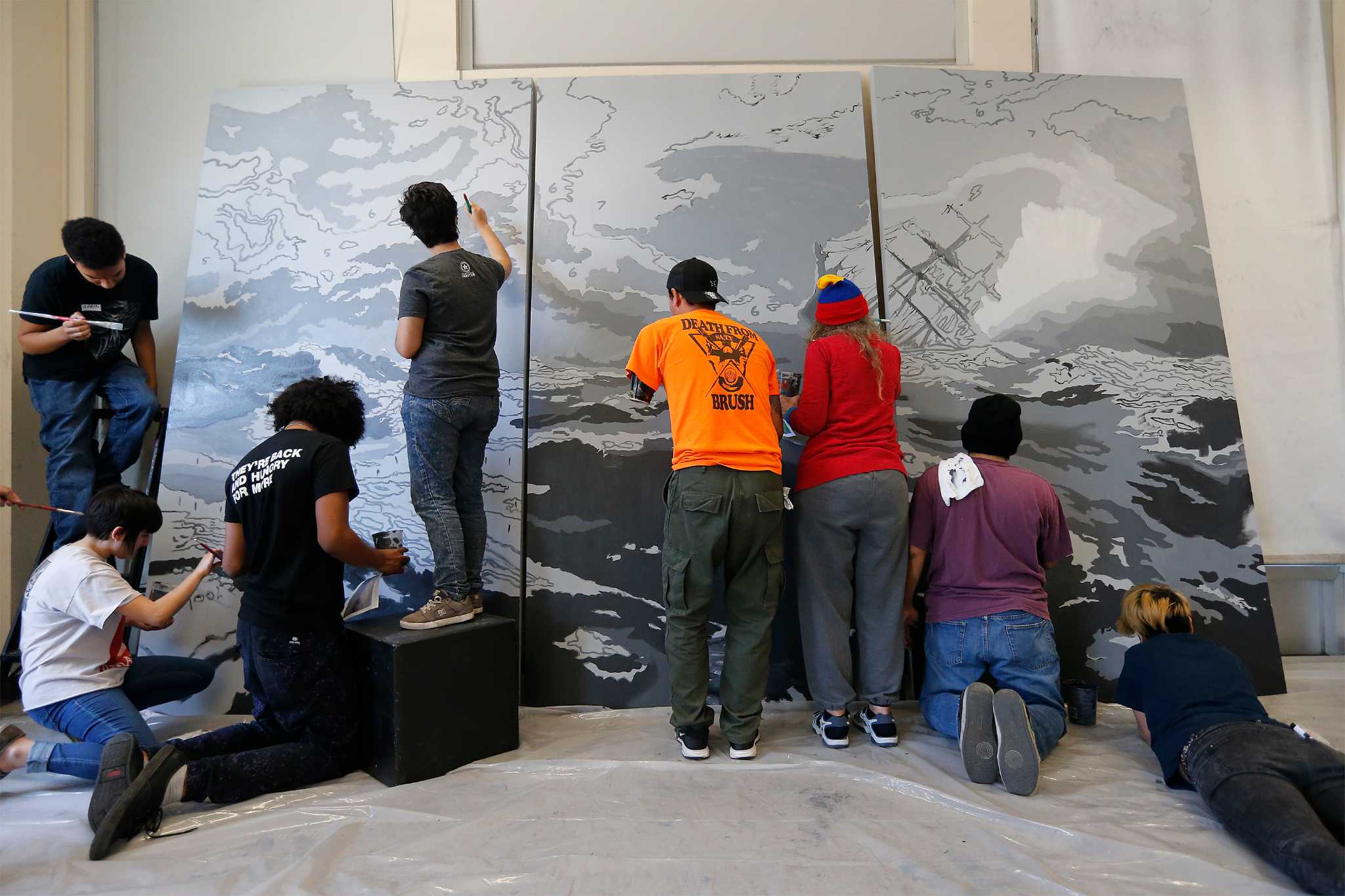 Northwest Vista College to unveil large-scale painting created by students