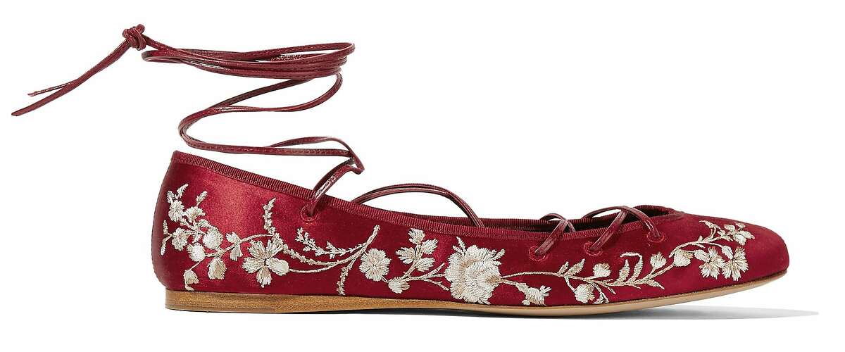 Lace-up flats put a spring in your step