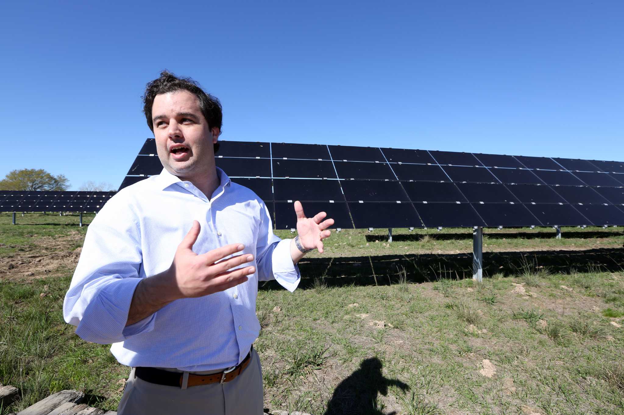 Solar farm harnesses the sun on a small scale