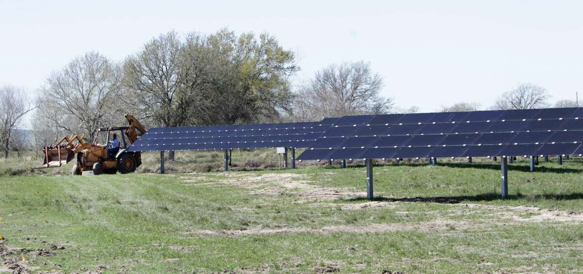 Solar farm harnesses the sun on a small scale