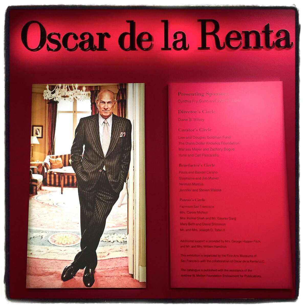Gala celebrates Oscar de la Renta artistry at de Young