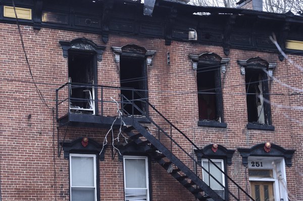 Congress Street, Troy, fire displaced 39, Red Cross says