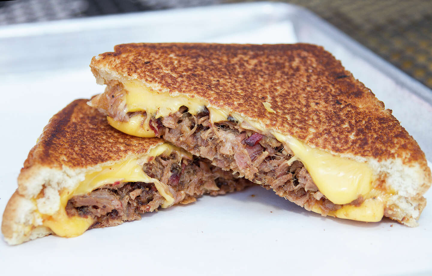 Loaded grilled cheese
