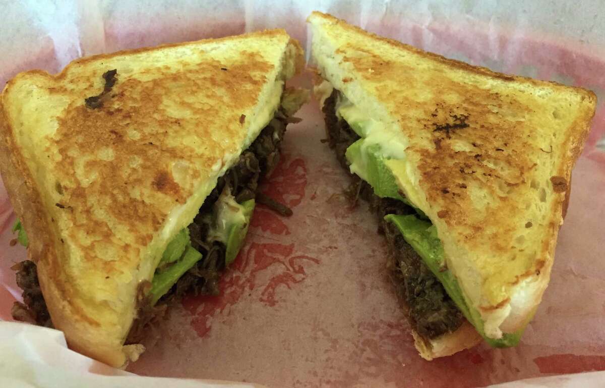 Loaded grilled cheese