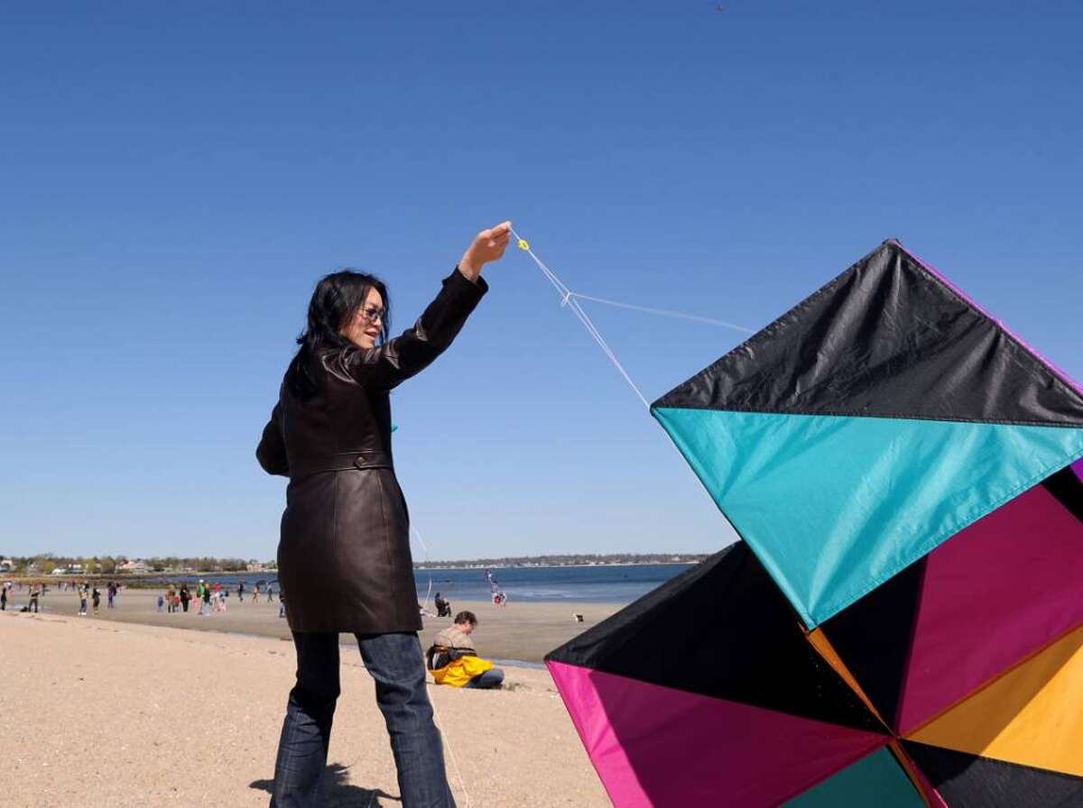 Kite-flying enthusiasts soar to new heights at the Point