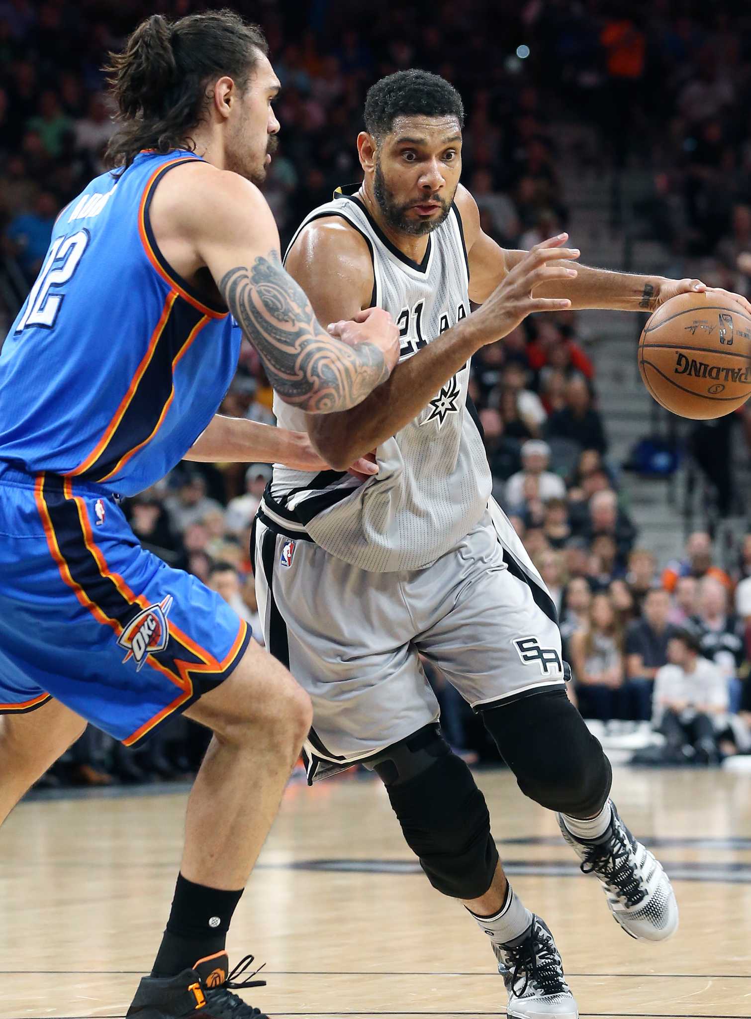 OKC's Steven Adams is tuning out Tim Duncan