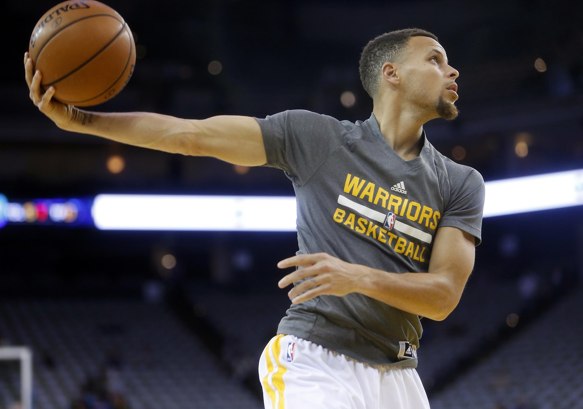 Stephen Curry’s routine never is