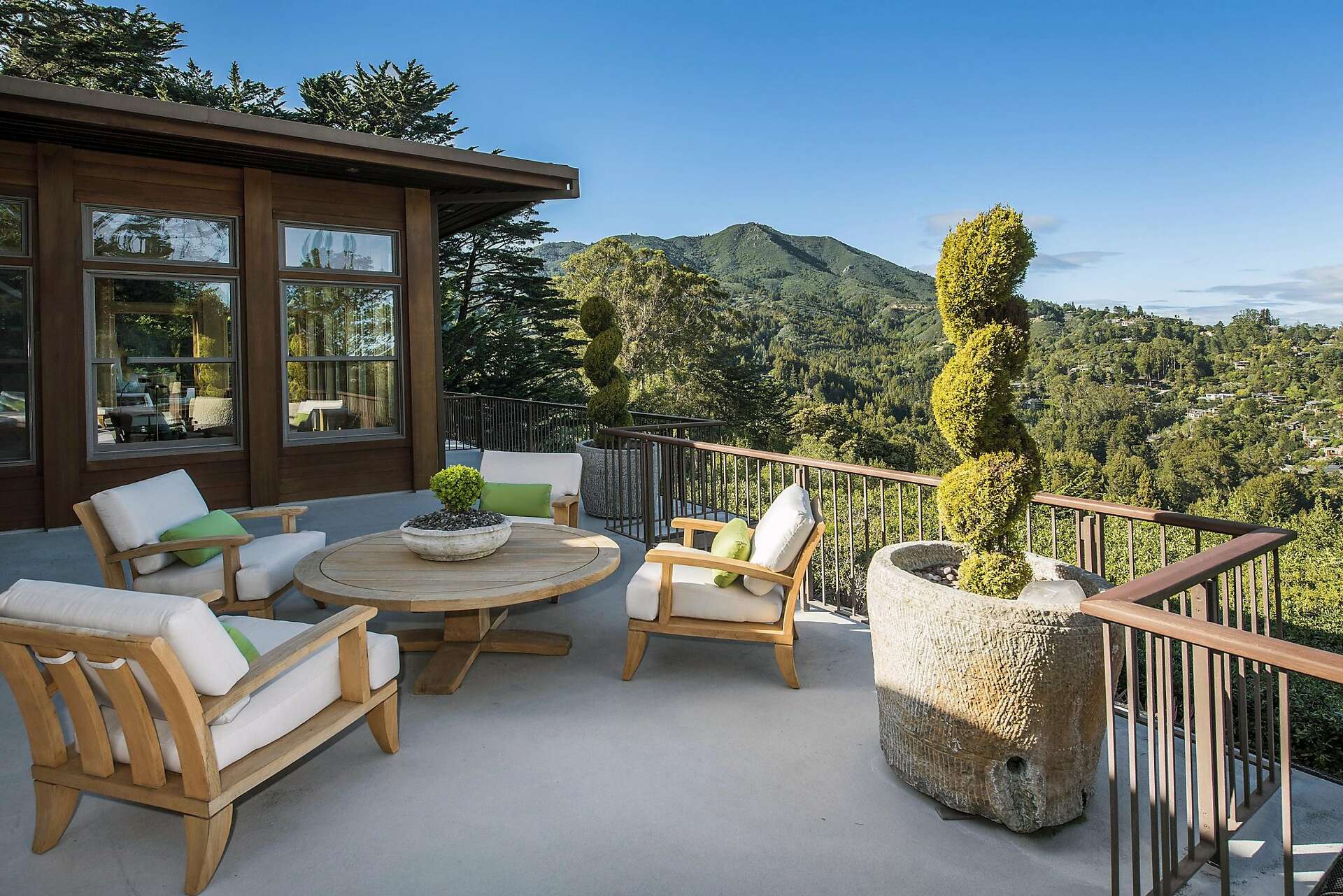 Expansive terrace and resort amenities craft masterpiece in Mill Valley