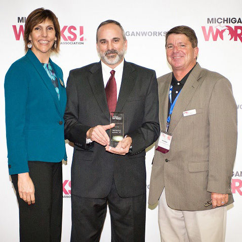 Johnson, Neering receive Michigan Works! honors