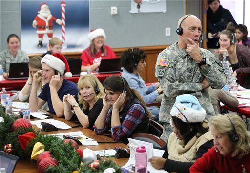 Military 'tracks' storybook flight of St. Nick for 60th year
