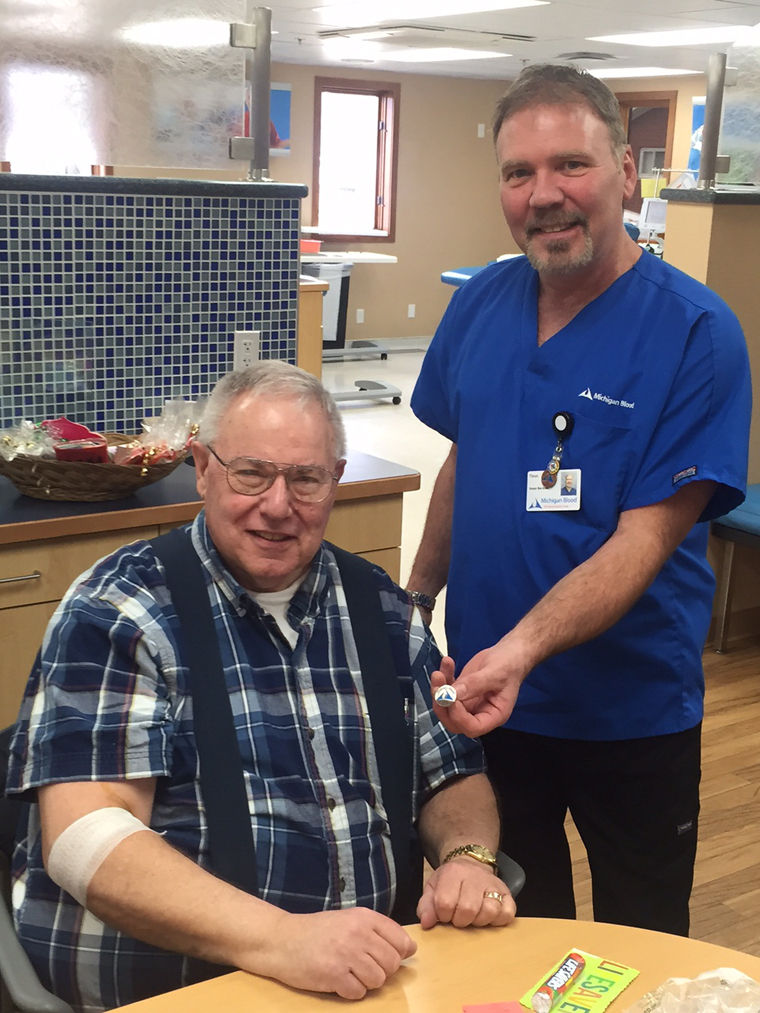 Donors recognized for reaching milestone levels in blood donations