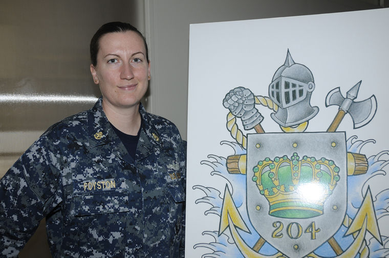 Foyston serves with littoral combat ship Crew 204