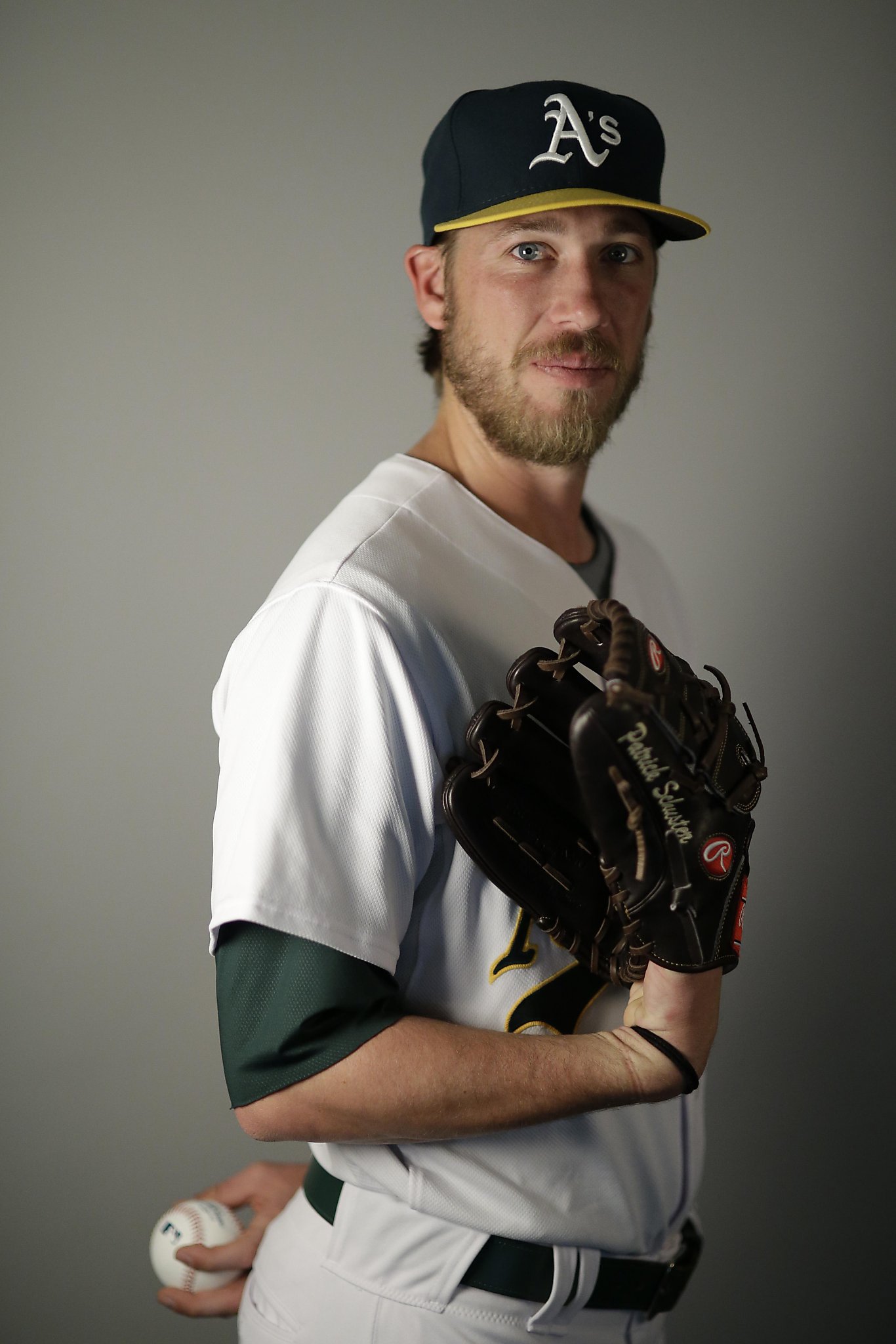 Lefty Patrick Schuster makes good impression in A’s camp
