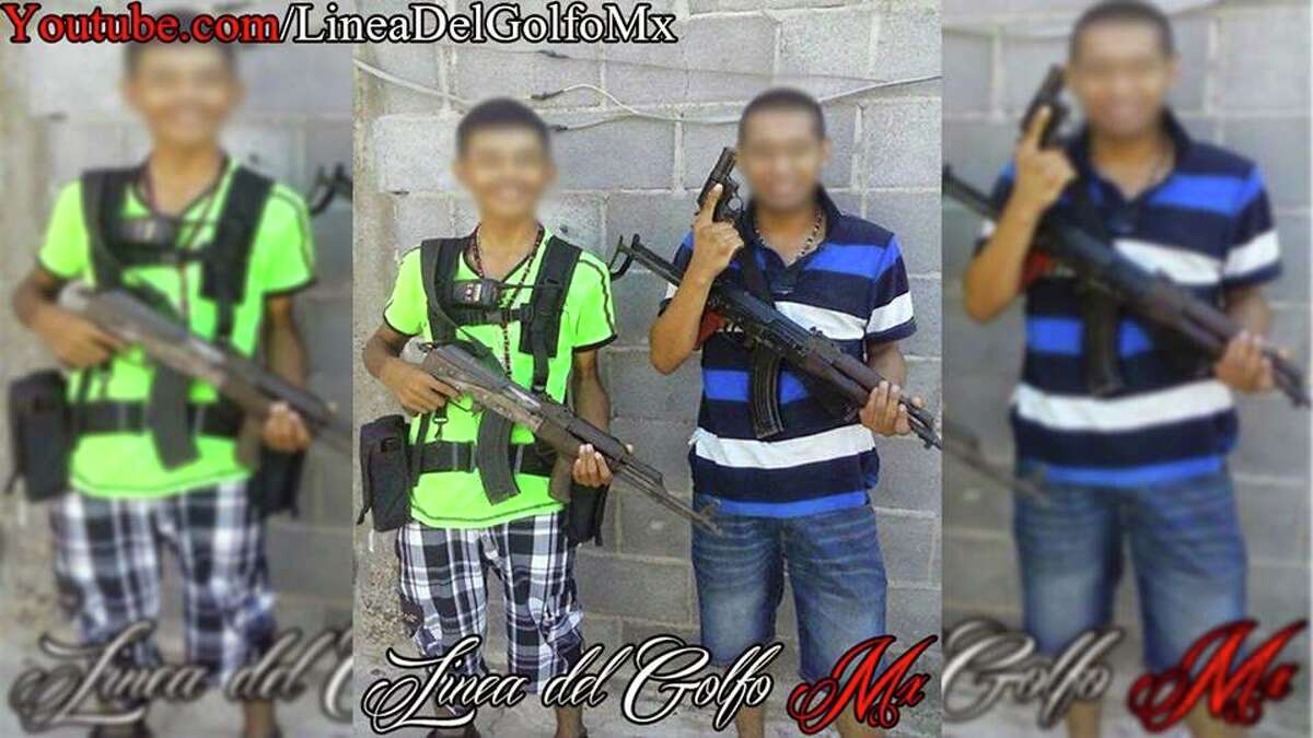 Leaked photos give inside look at lives of young Gulf Cartel hitmen in ...