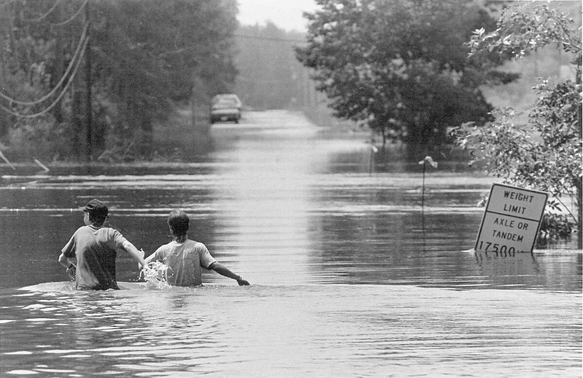 Relentless rainfall still not as bad as Southeast Texas' worst floods
