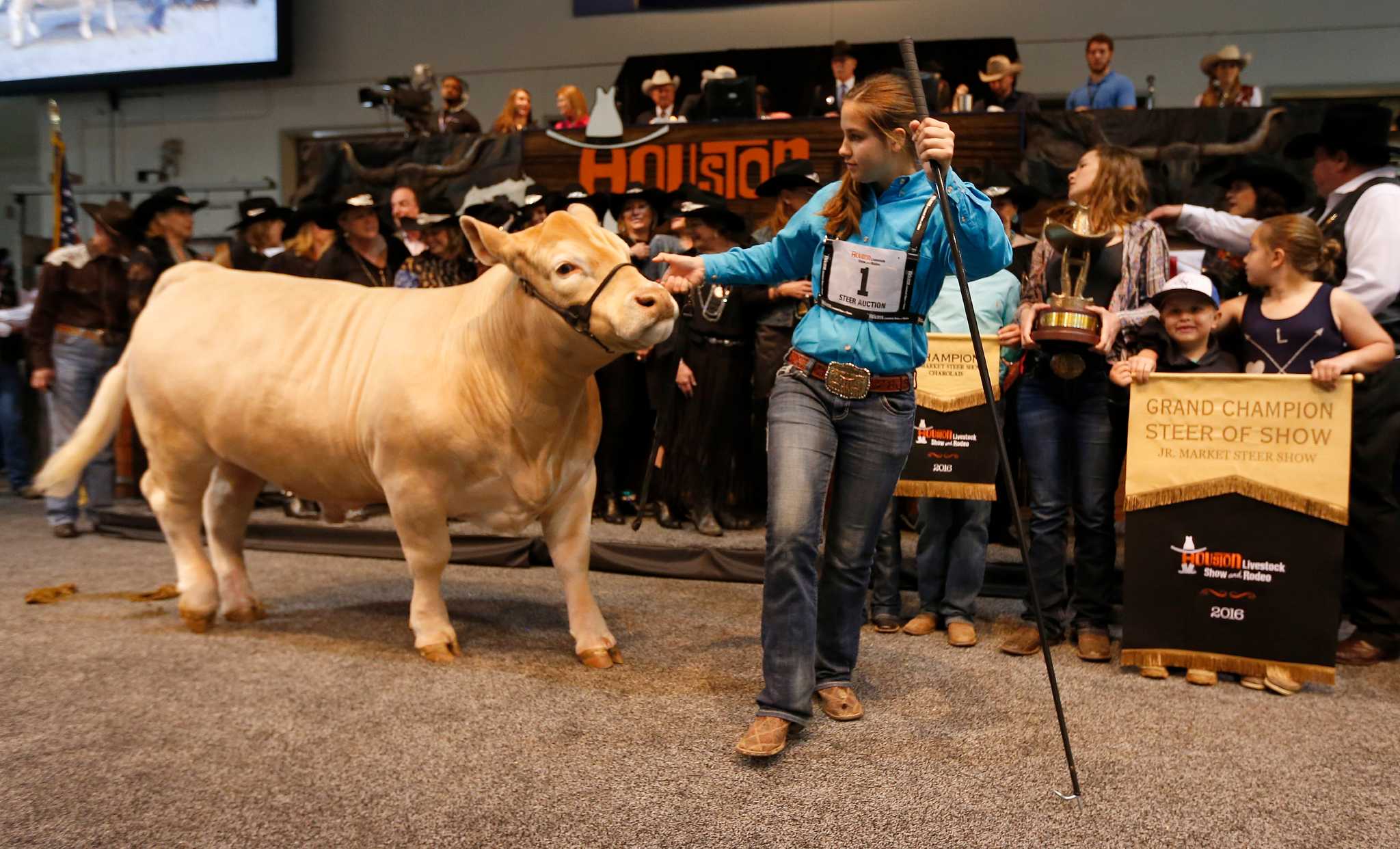 Top steer draws $375K at Rodeo auction
