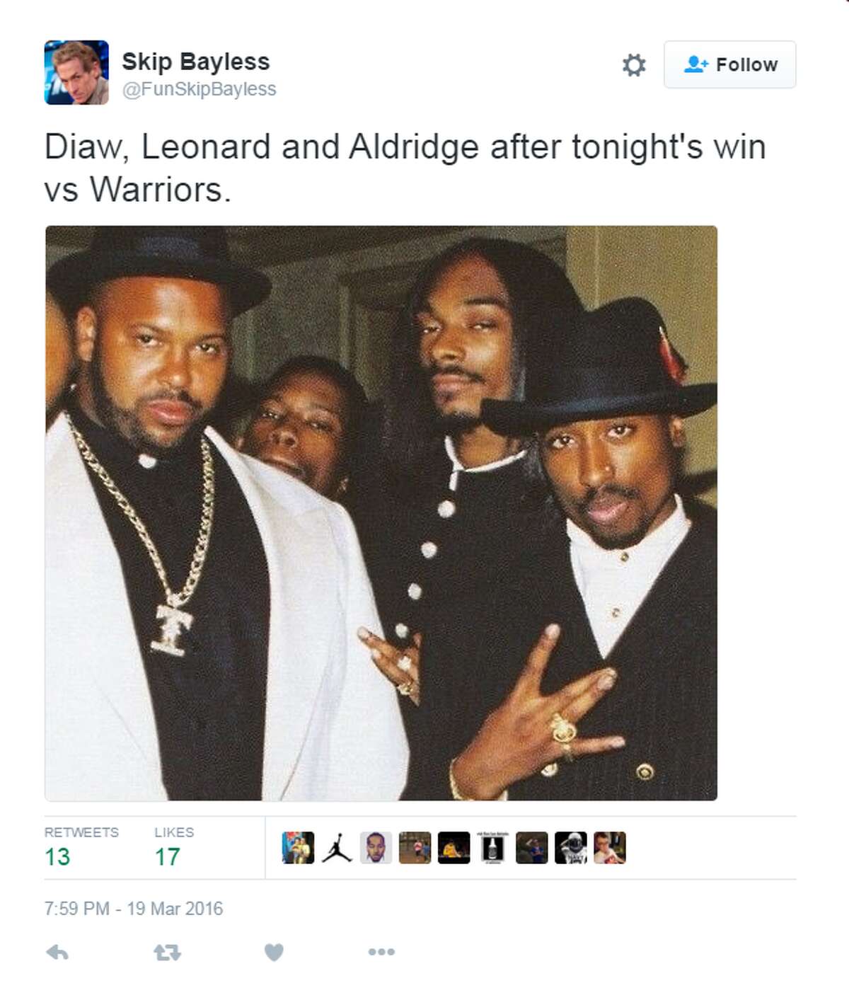 Fans flood Twitter with triumphant memes after Spurs take down Warriors