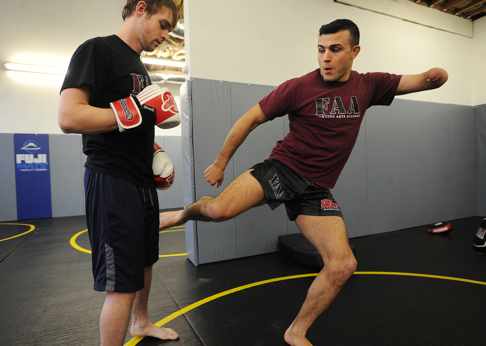 Retired fighter aims to beat the odds with new gym