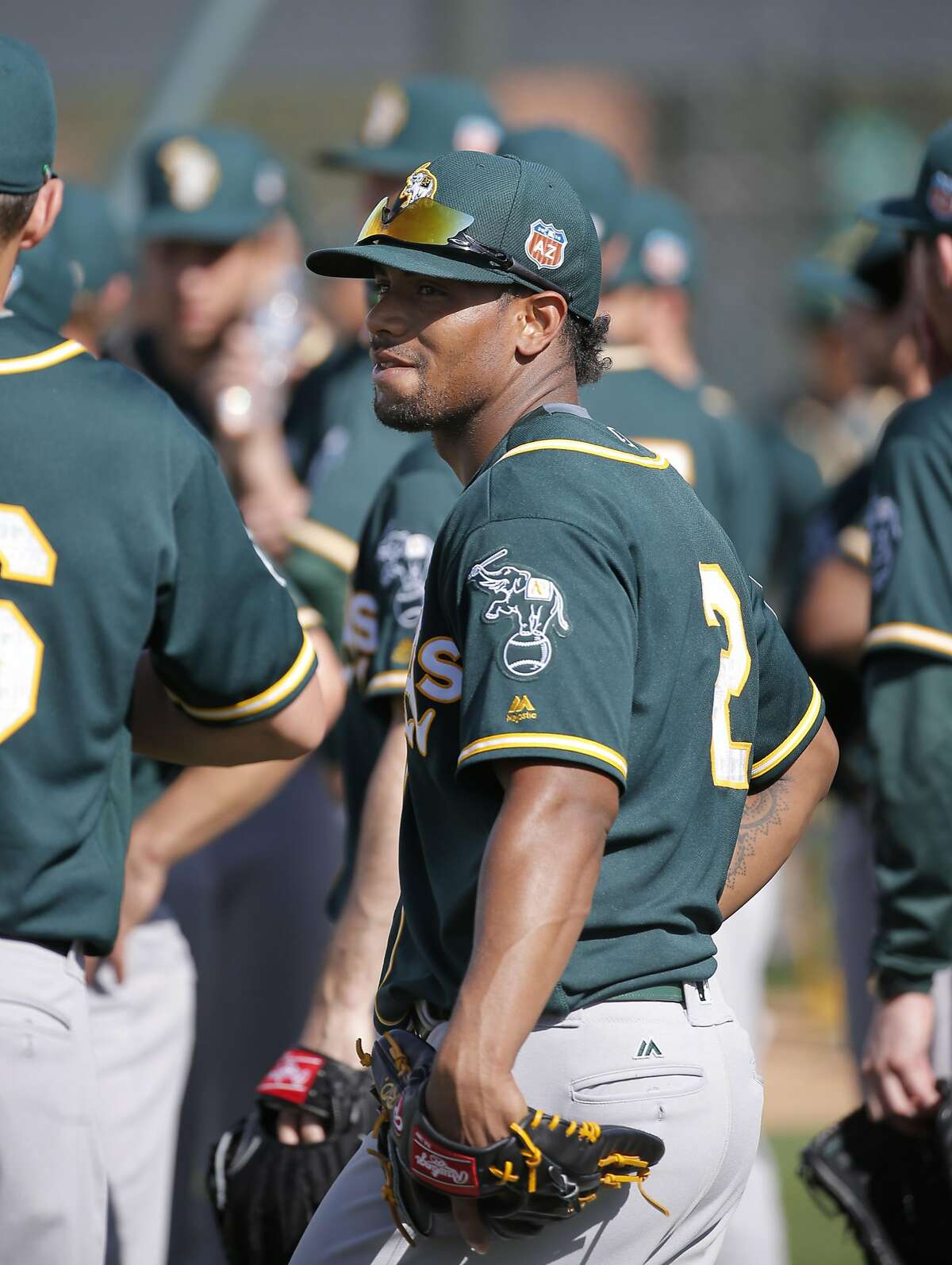 New A’s outfielder Khris Davis has power, personality