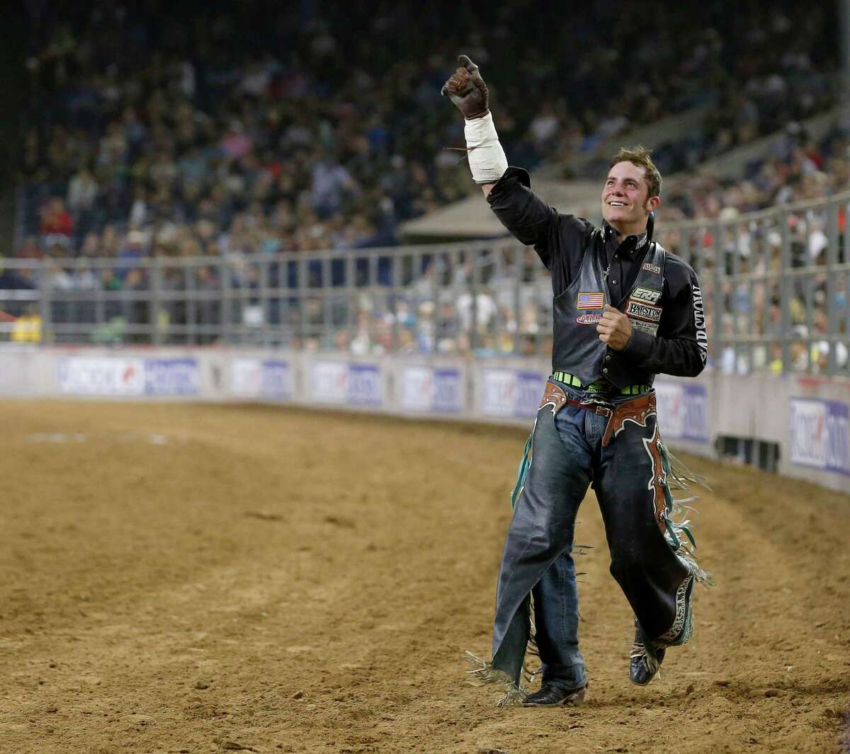 Saddle bronc rider Cort Scheer wins another Super Shootout