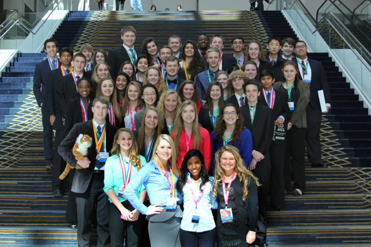 Dow High School DECA students earn state honors