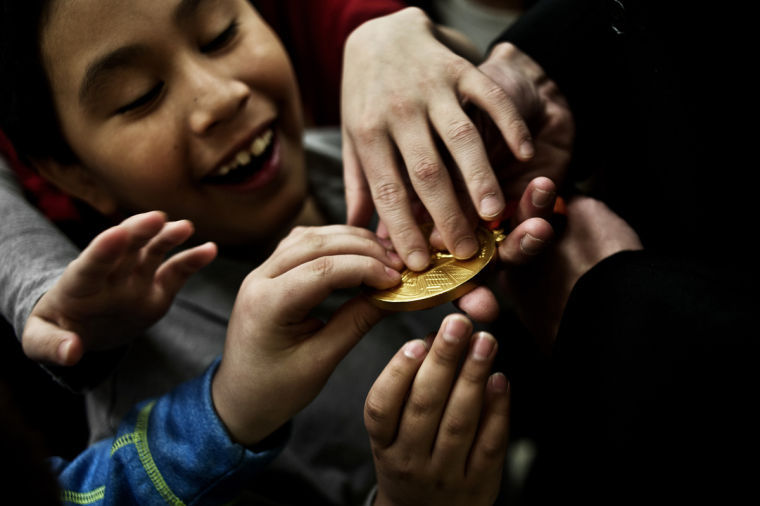 Olympian Vanderkaay inspires community