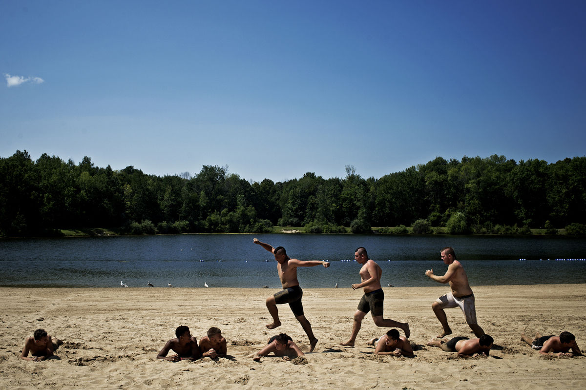 Sandy workout