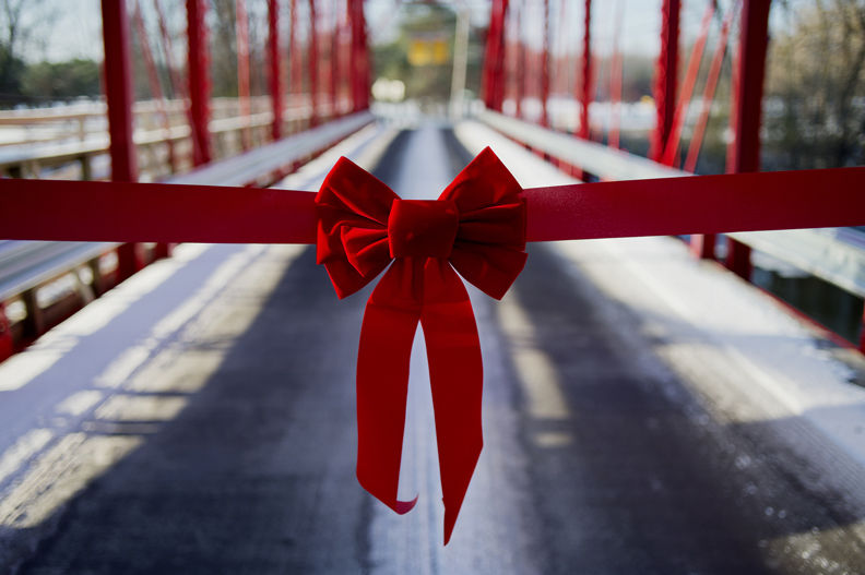 'You're going to be dazzled:" Red Currie Parkway Bridge makes its debut