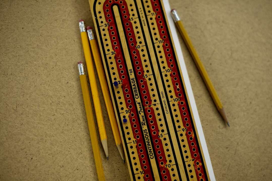 Ron Morgan, Steve Klein, and Gene Kline earn top cribbage scores