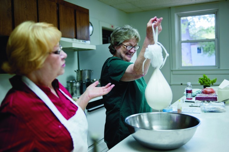 The cheese lady: Mary Jane Toth teaches people how to make cheese