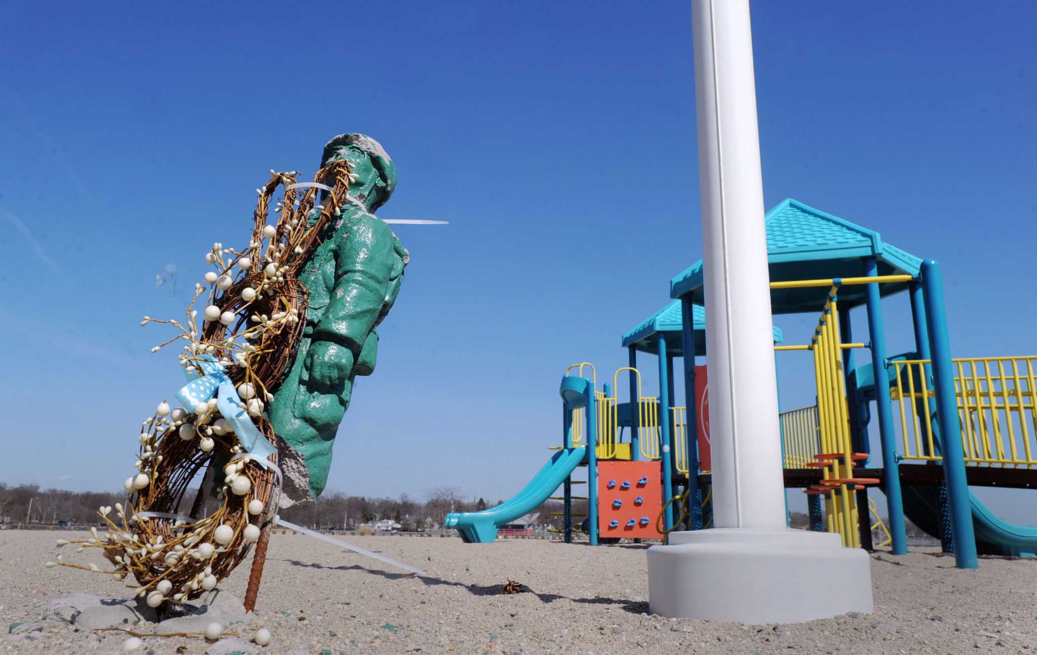 Stamford’s Sandy Hook playground vandalized
