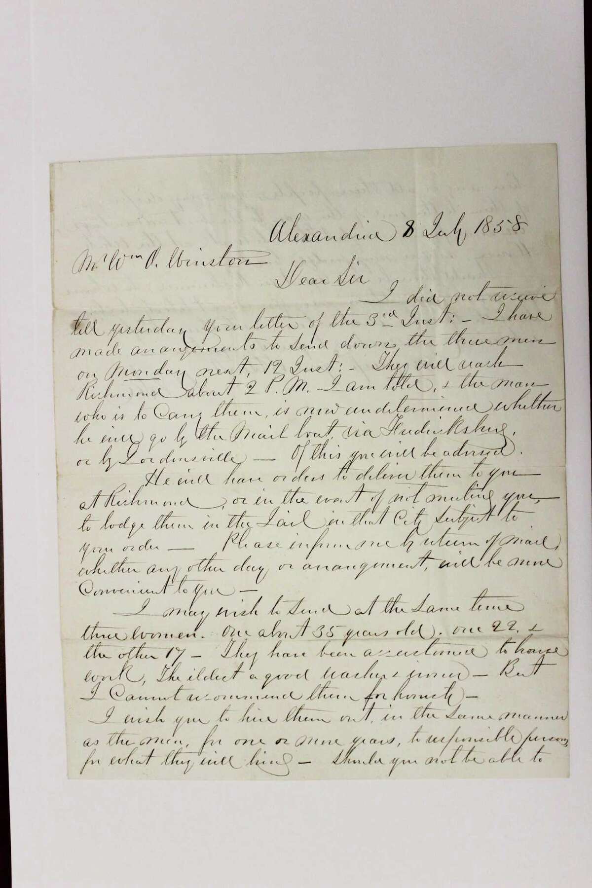 Letters written by Robert E. Lee in San Antonio give clues about his ...