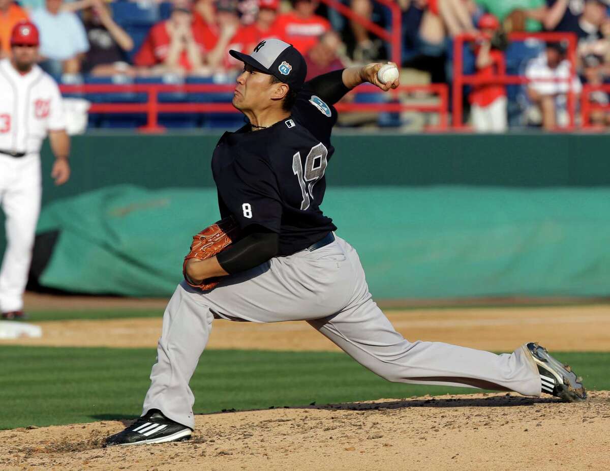 Nationals hit Tanaka hard