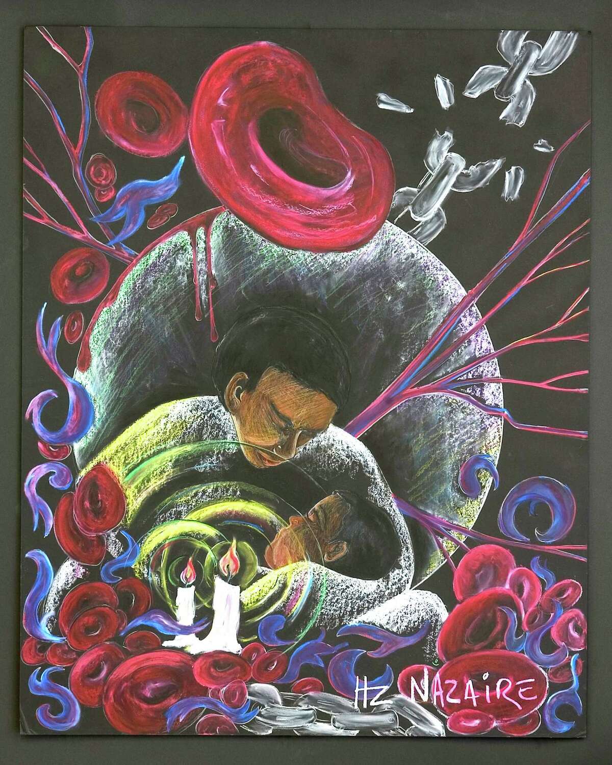 Bridgeport artist brings attention to sickle cell disease