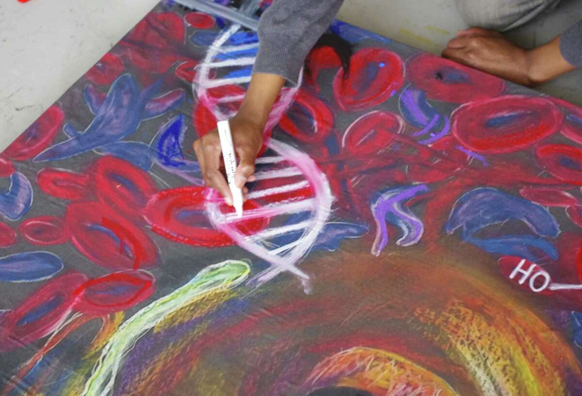 Bridgeport artist brings attention to sickle cell disease