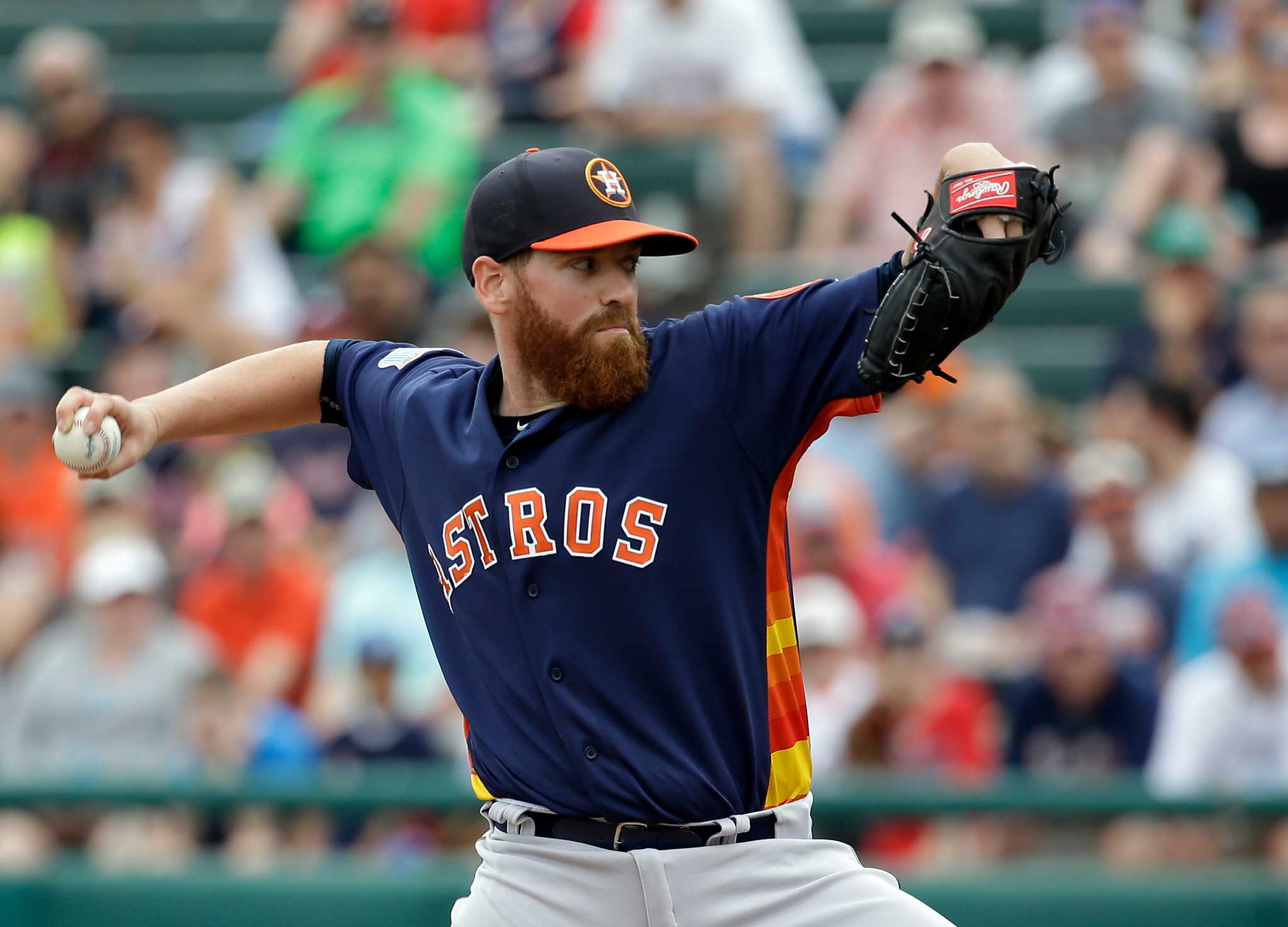 Astros' pitchers look to secure a bullpen spot