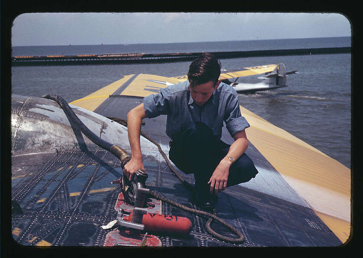 Color Photos: Airplanes from the World War II era