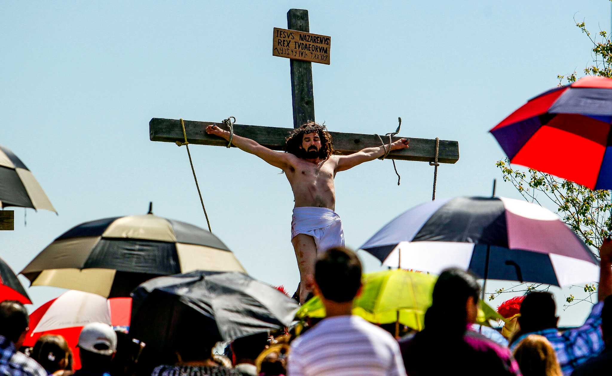 Passion walk in Christ's footsteps